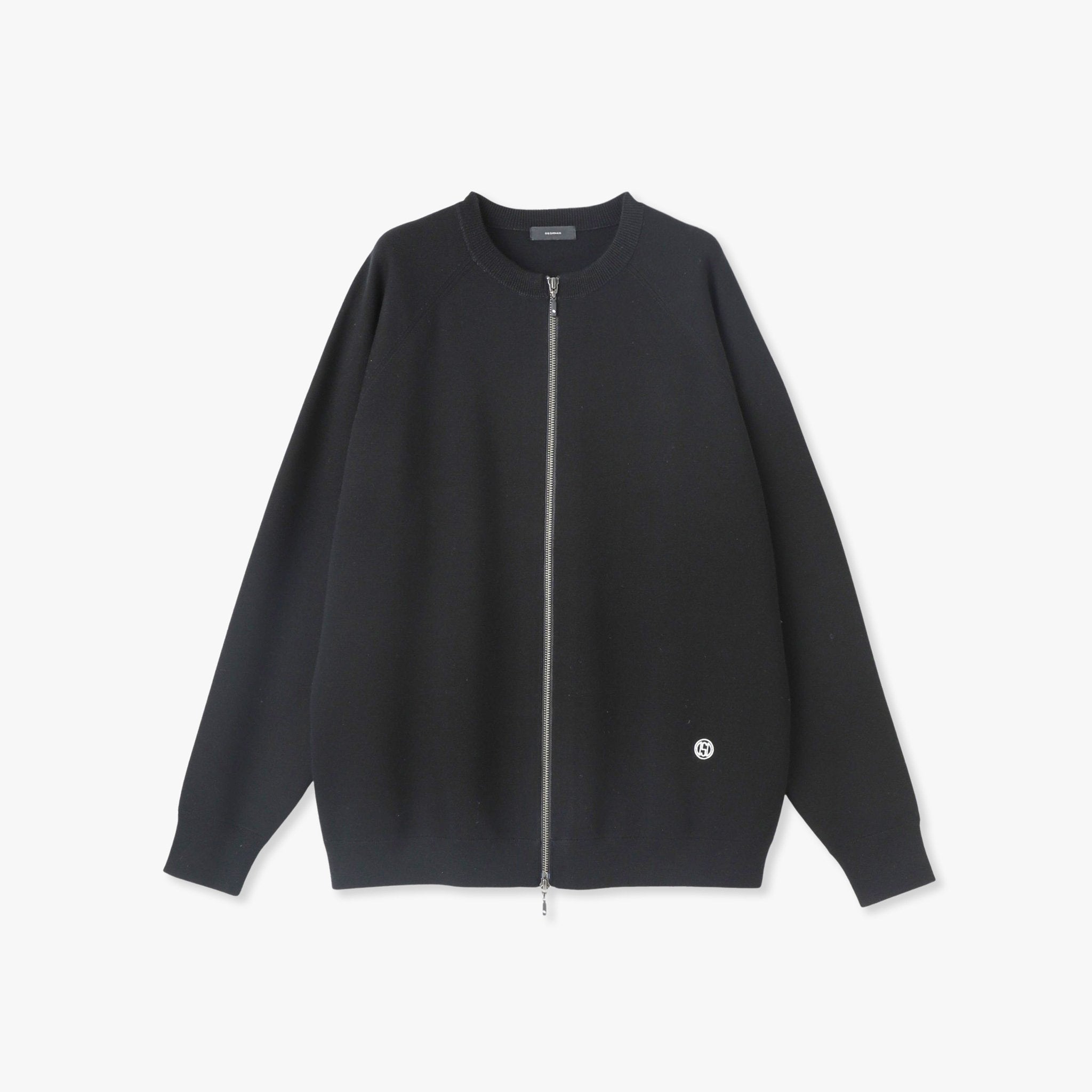 18GG 2PLY ZIP CARDIGAN – OBSIDIAN オブシディアン 公式オンラインストア